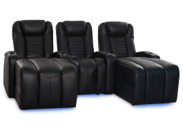 Oasis LHR Massage Chaise Recliner | Black - SeatUp.com